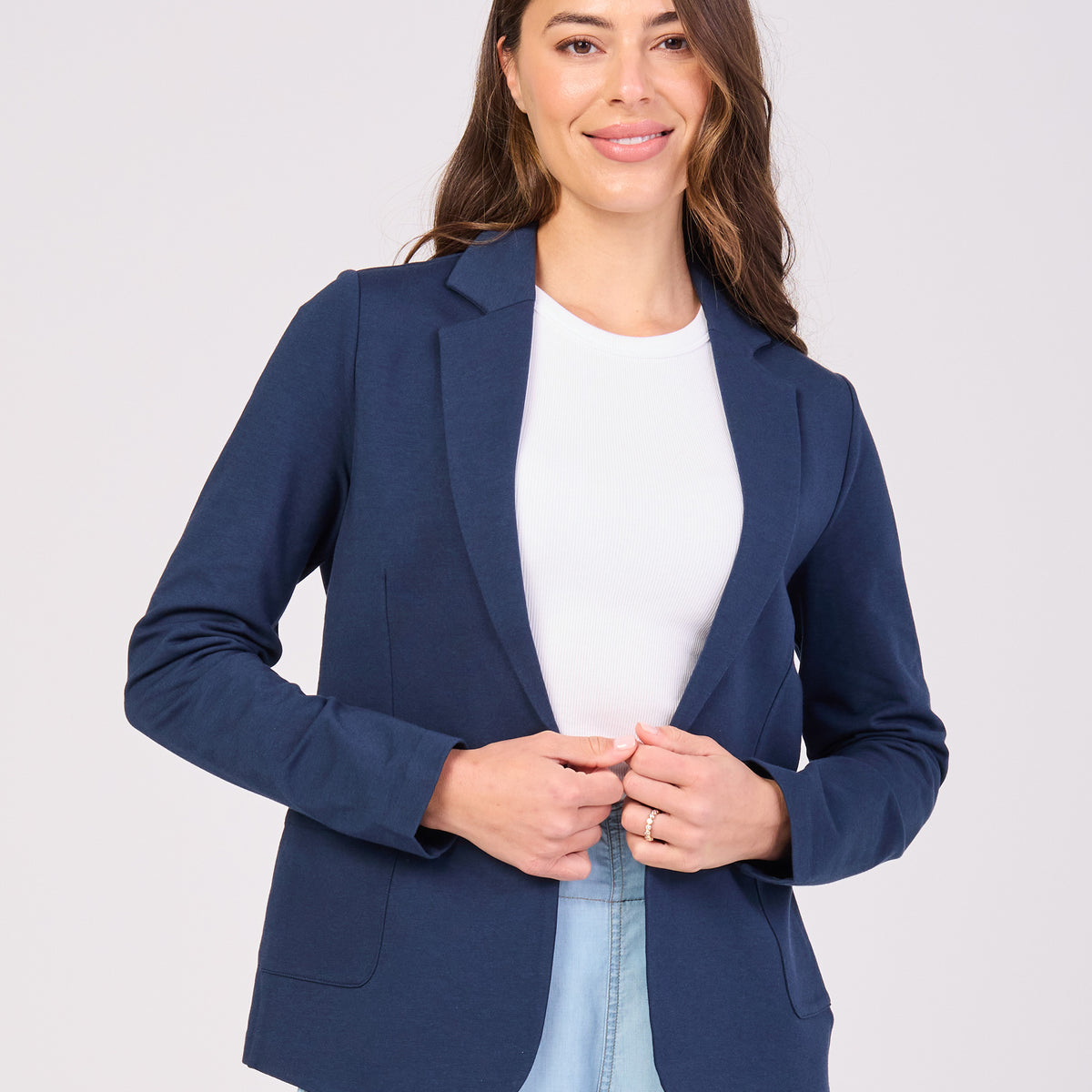 The Classic Jacket - Navy – Dharma Bums Yoga and Activewear
