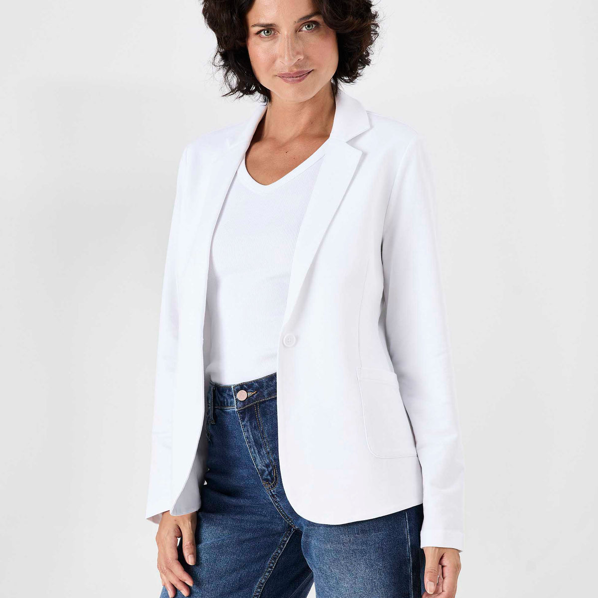 The Classic Jacket - White – Dharma Bums