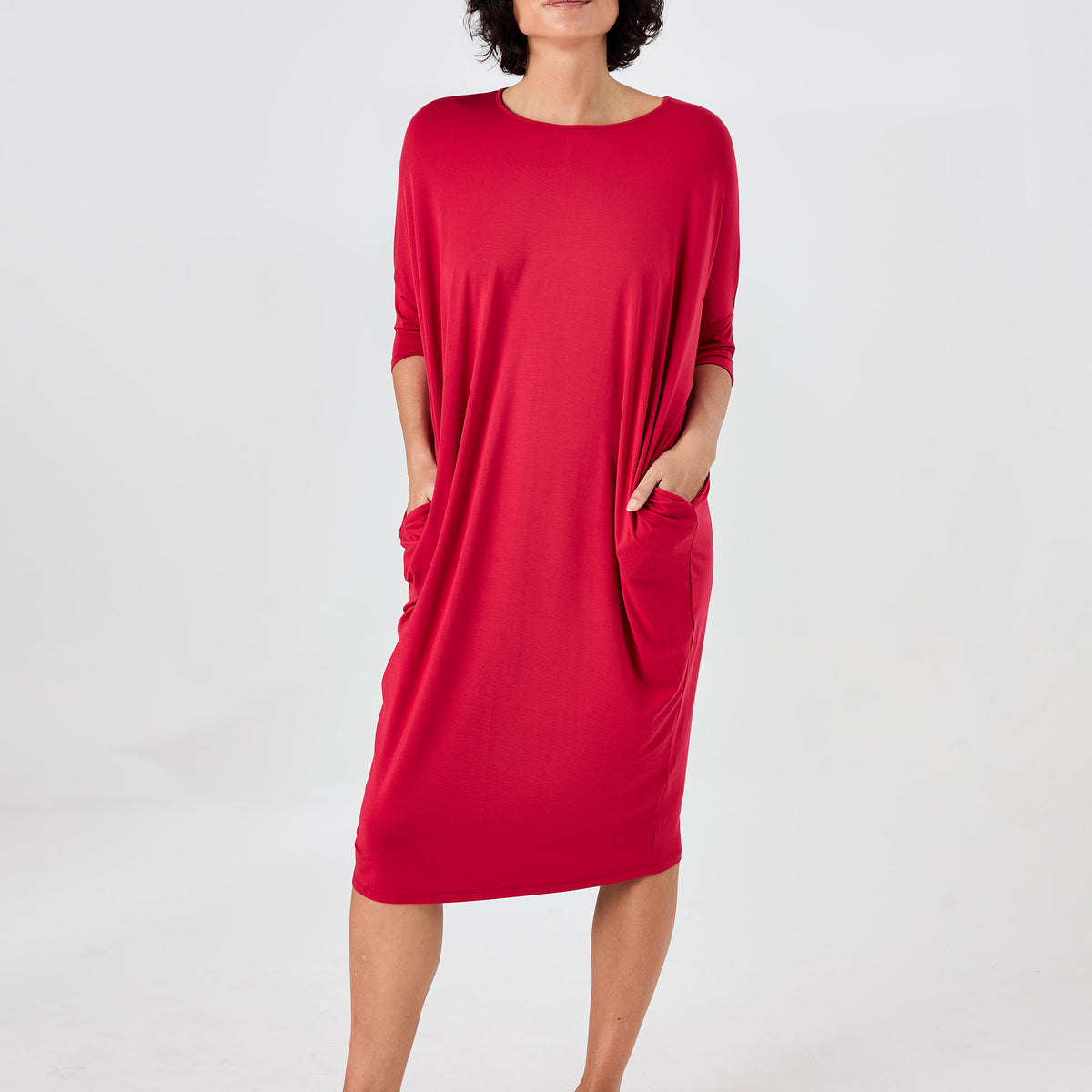Easy Flow Dress - Cherry – Dharma Bums